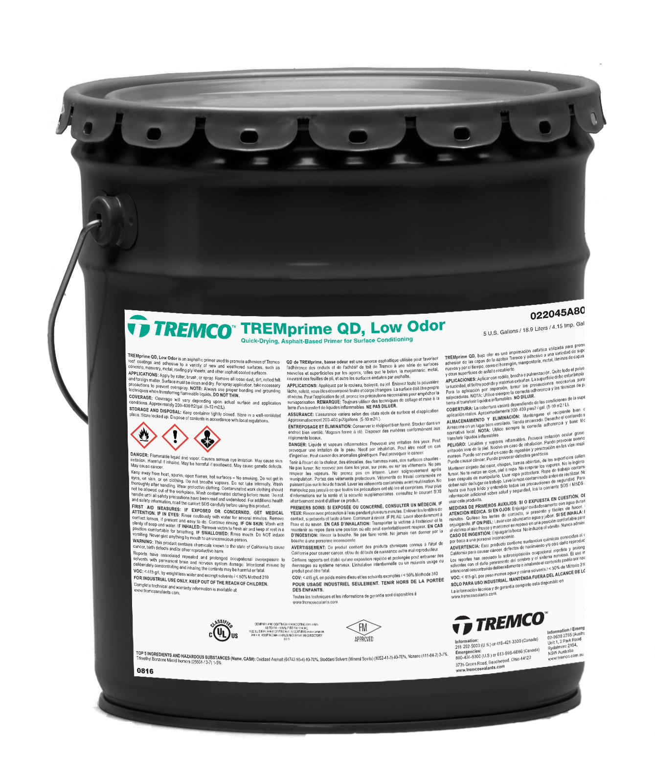 TREMprime® QD Low-Odor Primer | Tremco