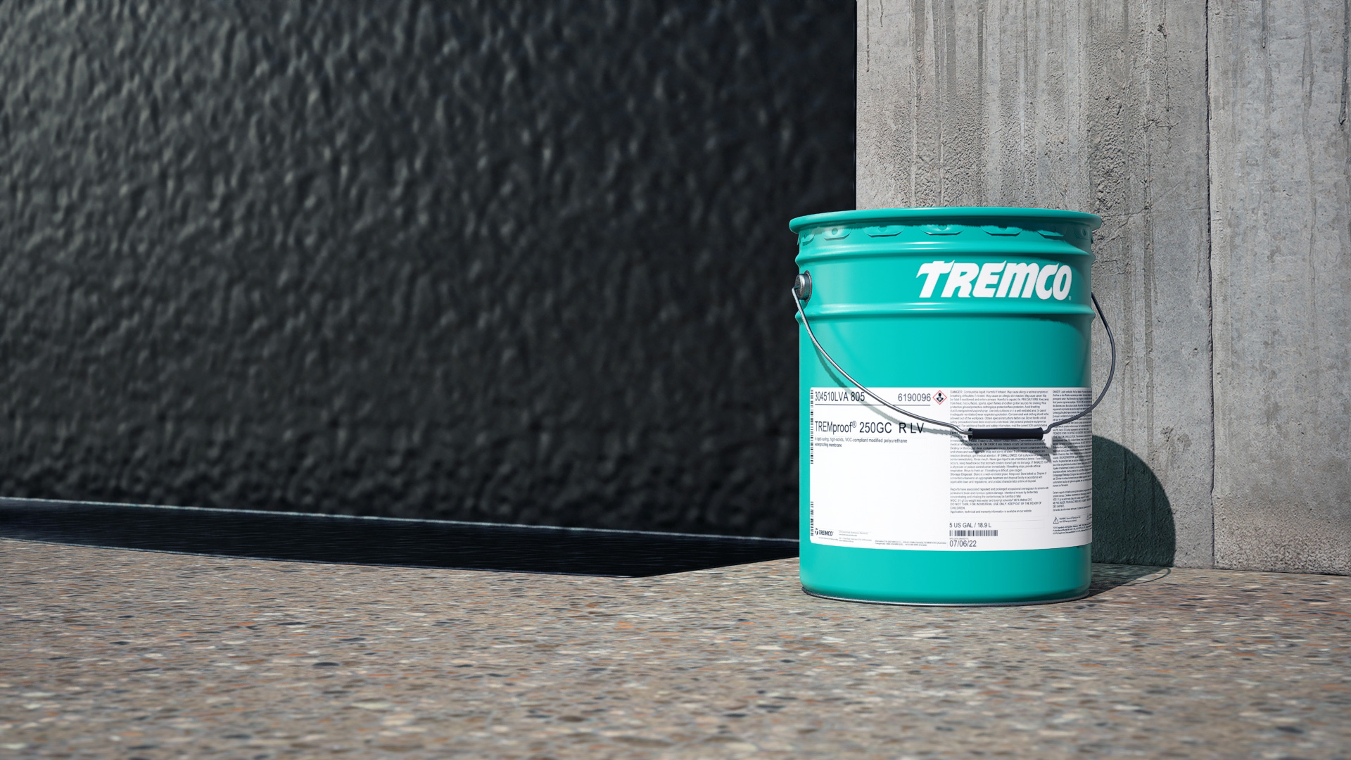 TREMproof® 250GC Roller Applied Waterproofing | Tremco