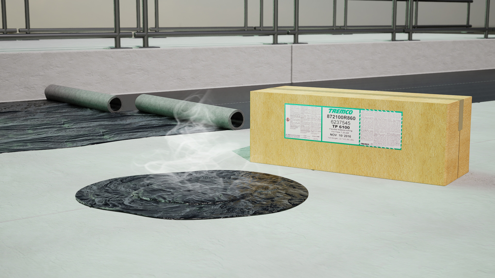 TREMproof® 6100 Rubberized Asphalt Waterproofing | Tremco